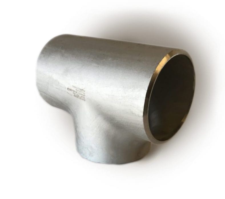 4" SCH 80 Tee Butt Weld 316 Stainless Steel | BRANABEE