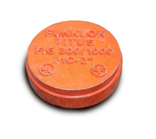 2" Victaulic Cap - Coated | BRANABEE