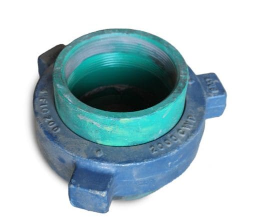 4" FIG 200 2000 Coated Hammer Union | BRANABEE